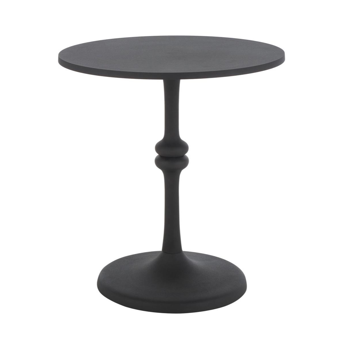 Click here for Ciri Round Accent Table - Black prices