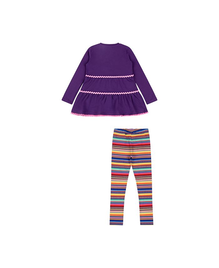 Mixed Up Clothing Girls Tiered Tunic and Legging Set - Macy's
