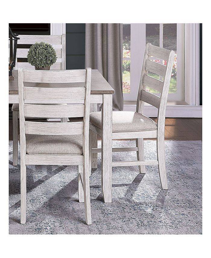Simplie Fun Ish And Brown Finish Casual Dining Room Furniture 7 Piece ...