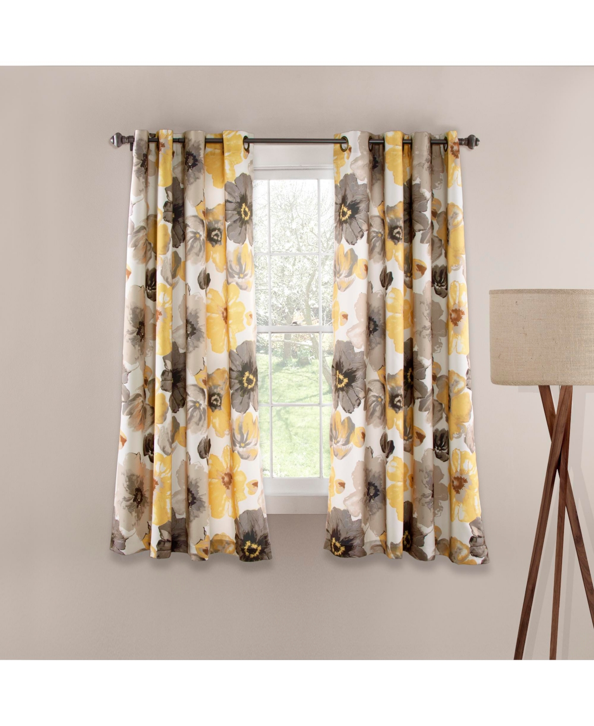 Click here for Lush Decor Leah Light Filtering Window Curtain Pan... prices