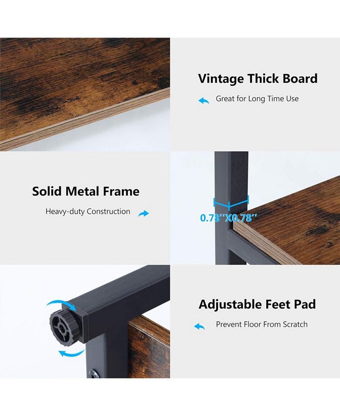 Tribesigns 5-Tier Kitchen Bakers Rack with Utility Storage Shelf ...