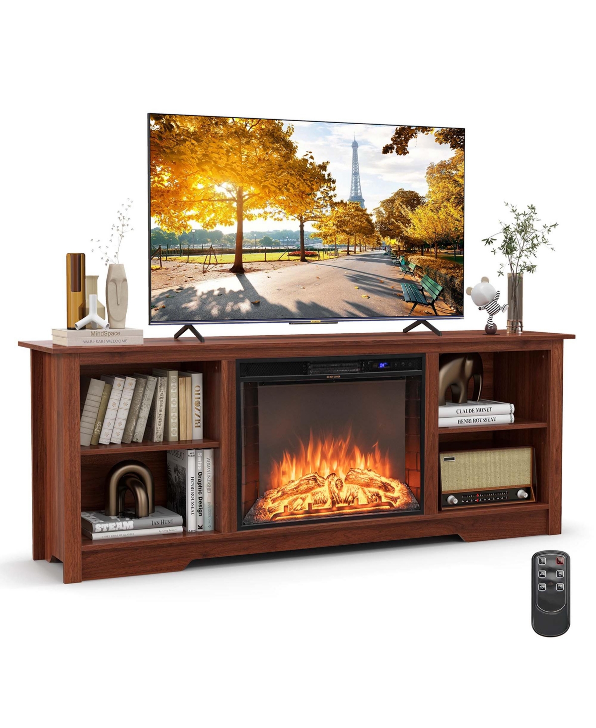 Click here for 70" Tv Stand with 26" Electric Fireplace... prices