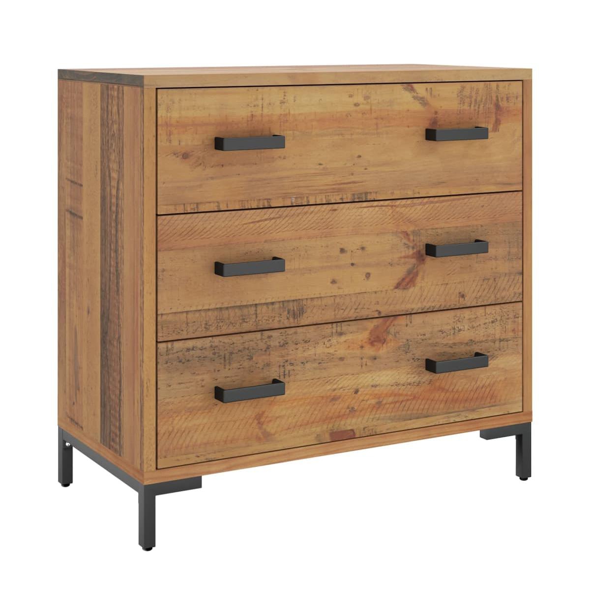 Click here for Chest of Drawers 29.5x13.8x27.6 Solid Wood Pine -... prices