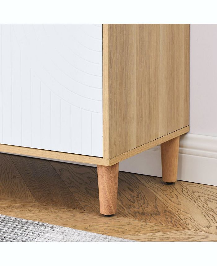 Simplie Fun Modern MDF Storage Cabinet With Adjustable Shelves - Macy's