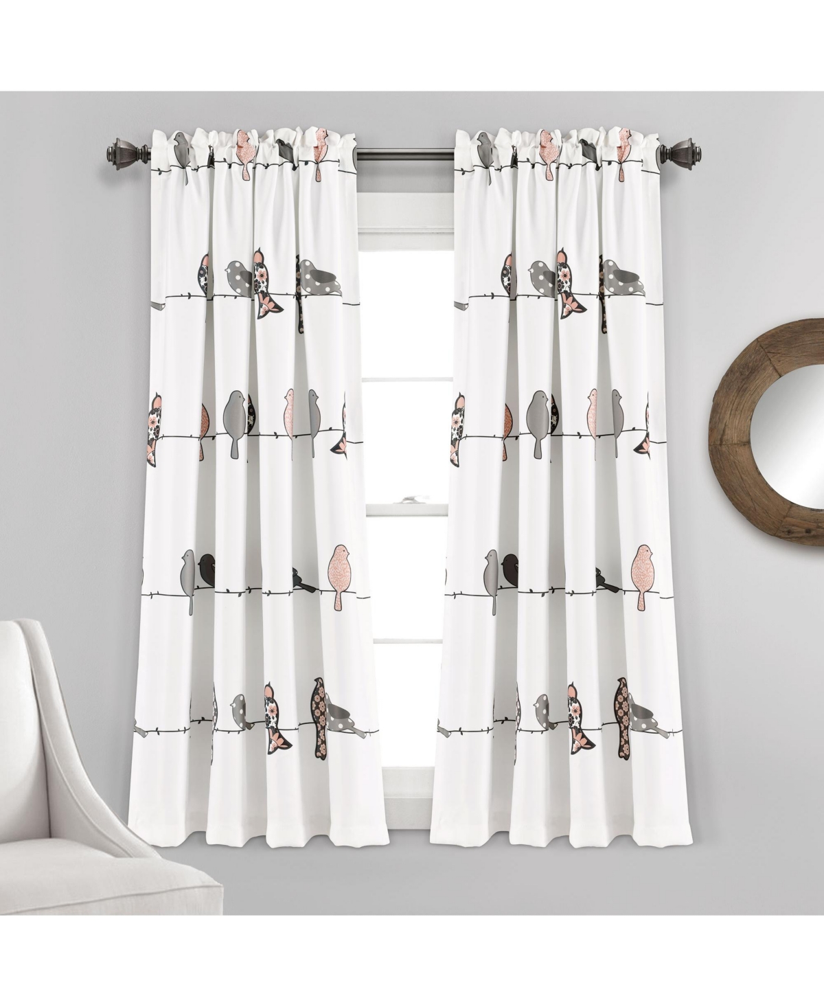 Click here for Lush Decor Rowley Birds Light Filtering Window Cur... prices