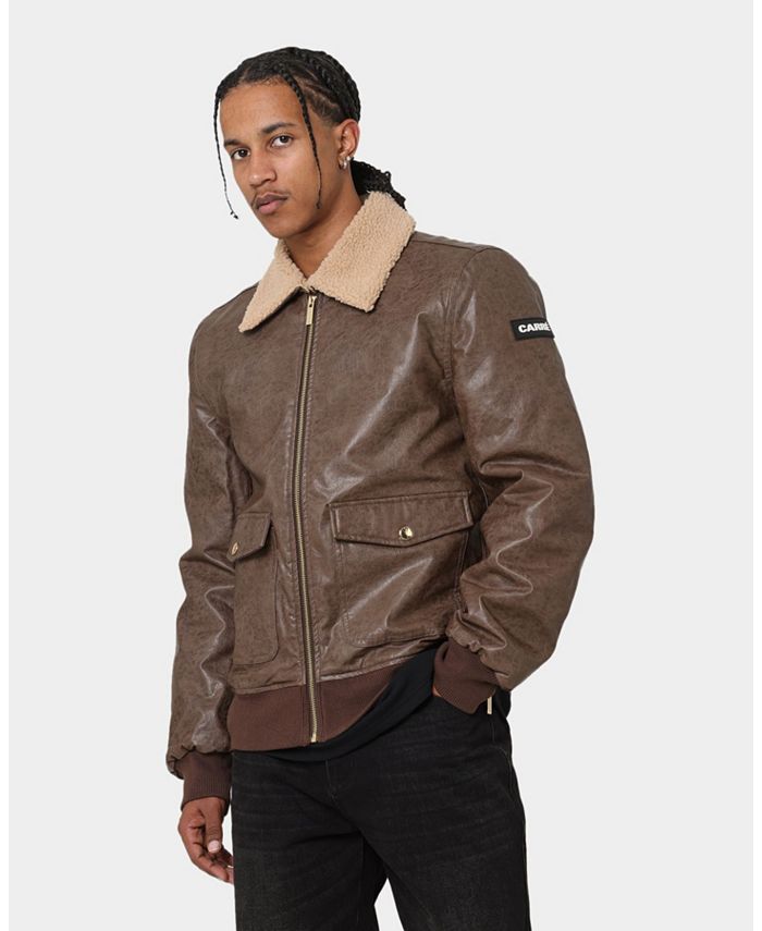CARRE Men's Aviateur Bomber Jacket - Macy's