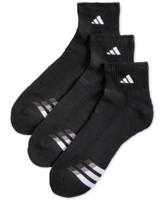 Adidas Men's Cushioned Performance 3-Pack Quarter Socks - Macy's
