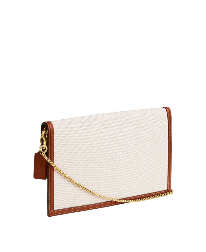 COACH Essentials Small Canvas Crossbody Clutch - Macy's