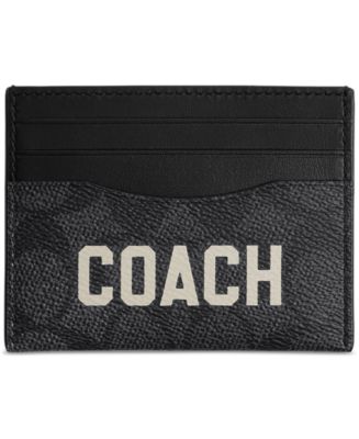 COACH Men's Flat Logo Card Case - Macy's