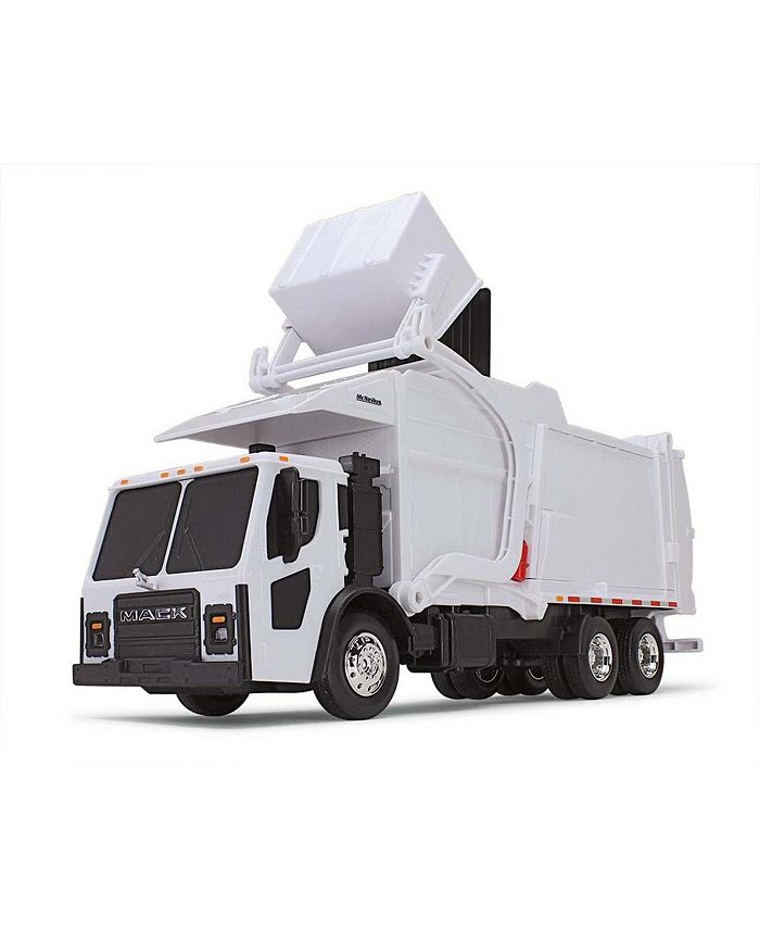 First Gear 1/25 White Mack LR Garbage Truck w/ McNeilus Meridian Loader ...