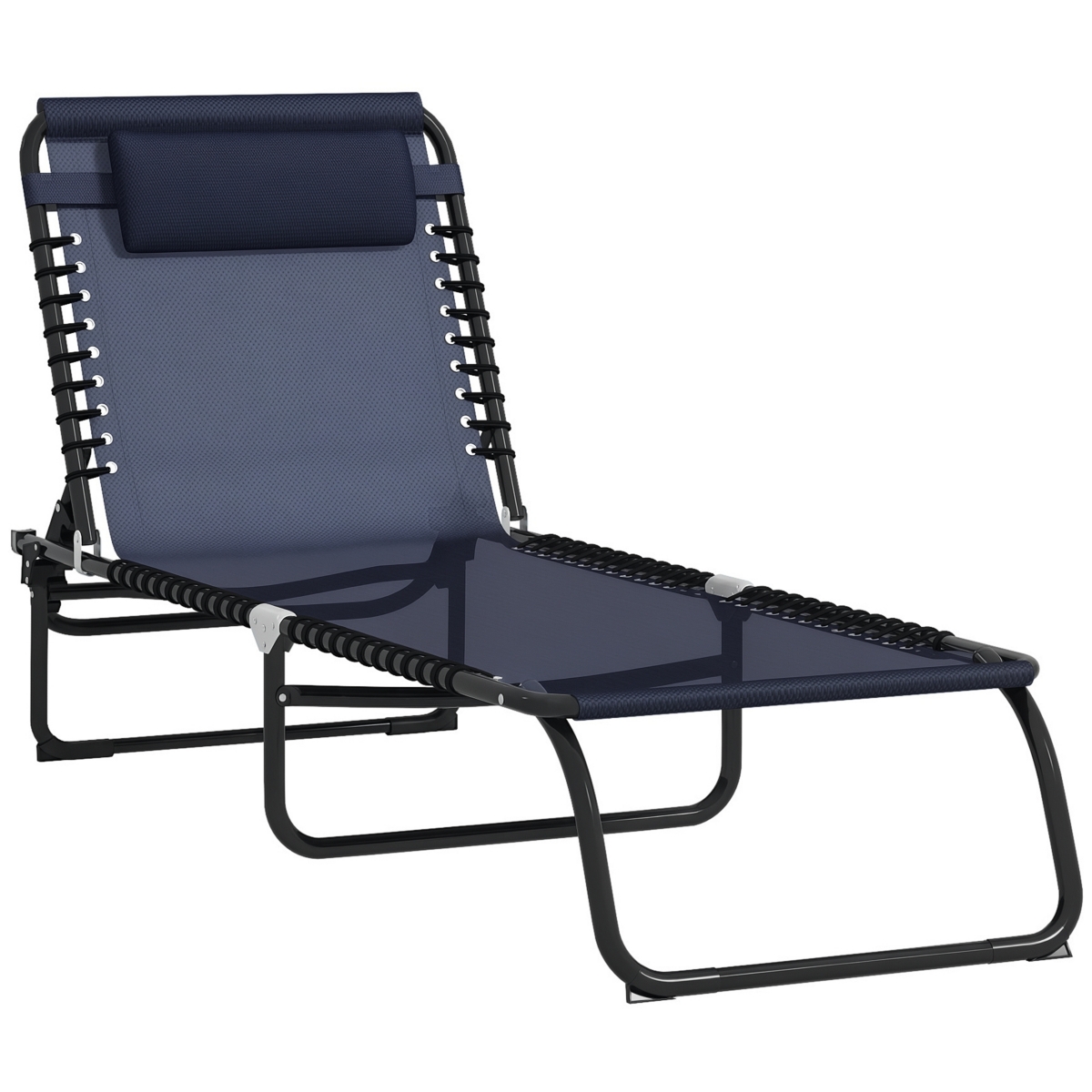 Click here for Outsunny Chaise Lounge Pool Chair  Folding  Reclin... prices