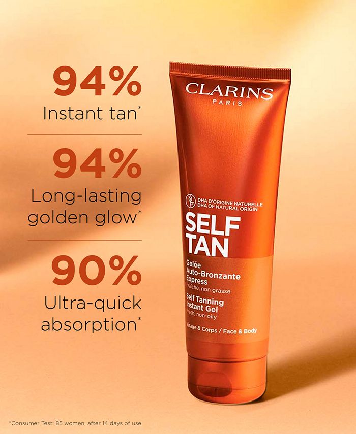 Clarins Self Tanning Face & Body Tinted Gel, 4.4 oz. - Macy's