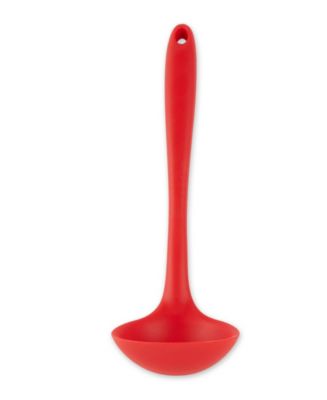 RSVP International Silicone Coated Steel 11x3.5" Ela Series Red Ladle ...
