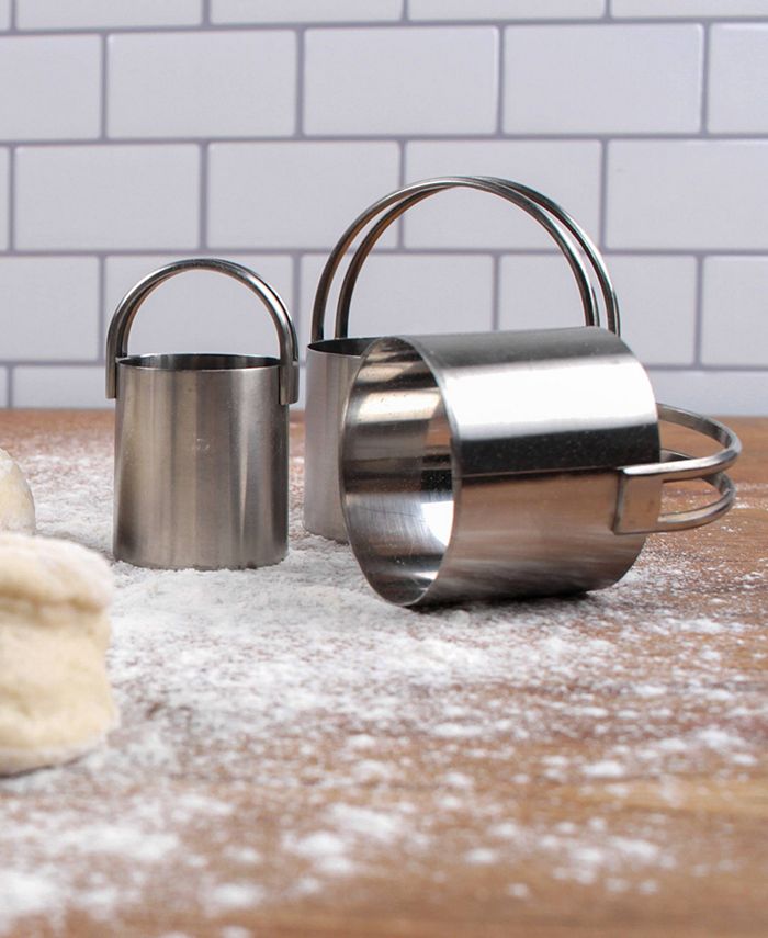 RSVP International Endurance 4 Piece Round Nesting Biscuit Cutters Set ...