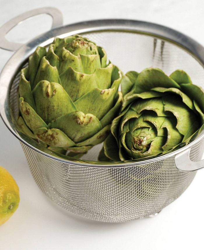RSVP International Endurance Stainless Steel 3 Quart Wide Rim Mesh ...