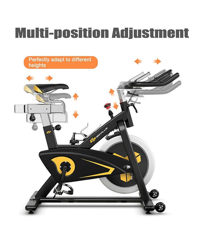 Costway Magnetic Exercise Bike Stationary Belt Drive - Macy's