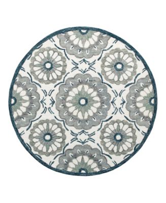 CLOSEOUT! LR Home Rochelle RUG-132 4'10"x4'10" Round Area Rug - Macy's
