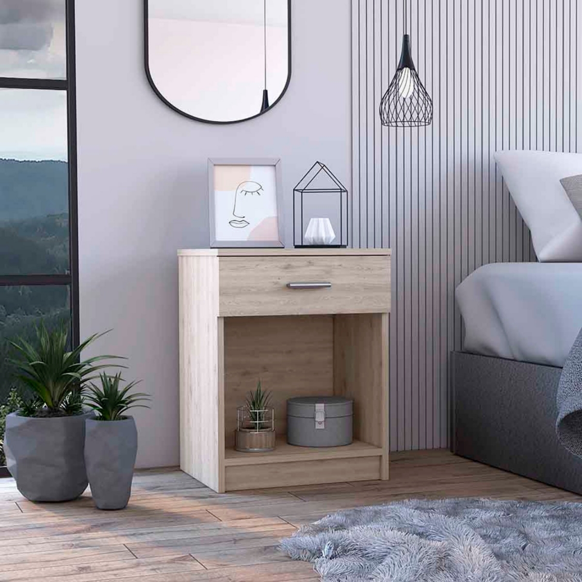 Click here for Streamdale Eco Nightstand  Superior Top  One Drawe... prices