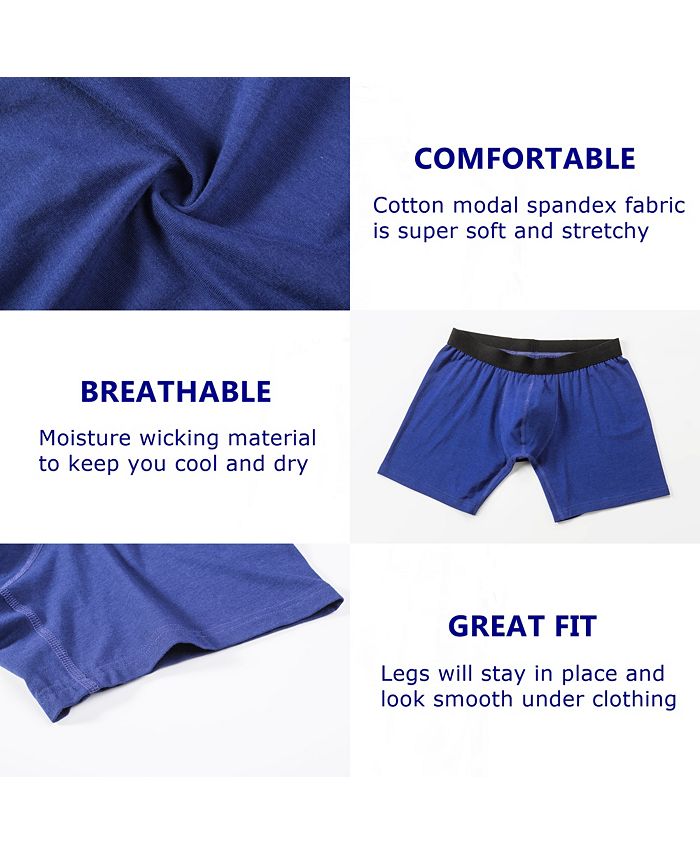 Alpine Swiss Mens Boxer Briefs 3 Pack Underwear Breathable Comfortable ...