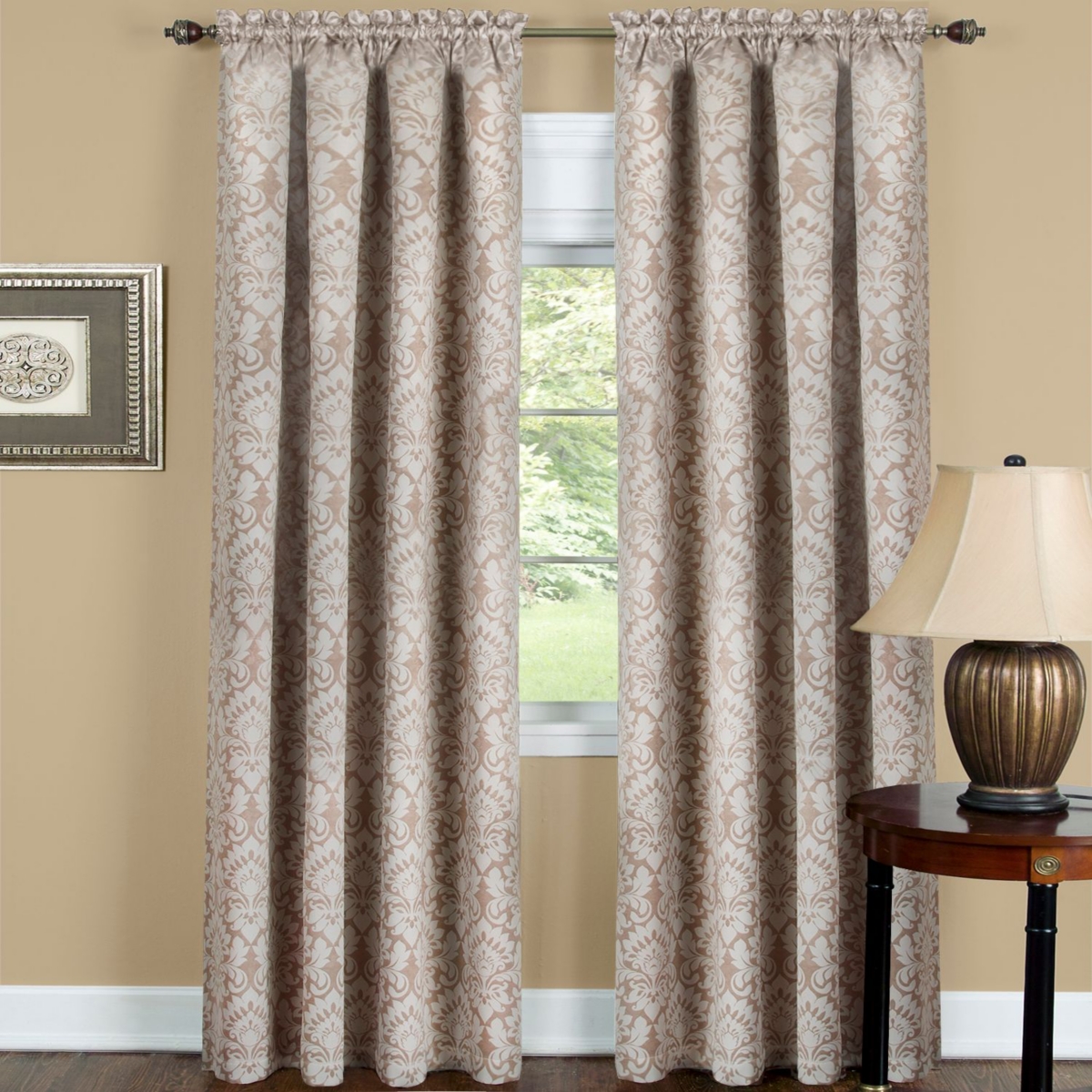 Click here for Kate Aurora Royal Living 2 Piece Curtain Panels -... prices