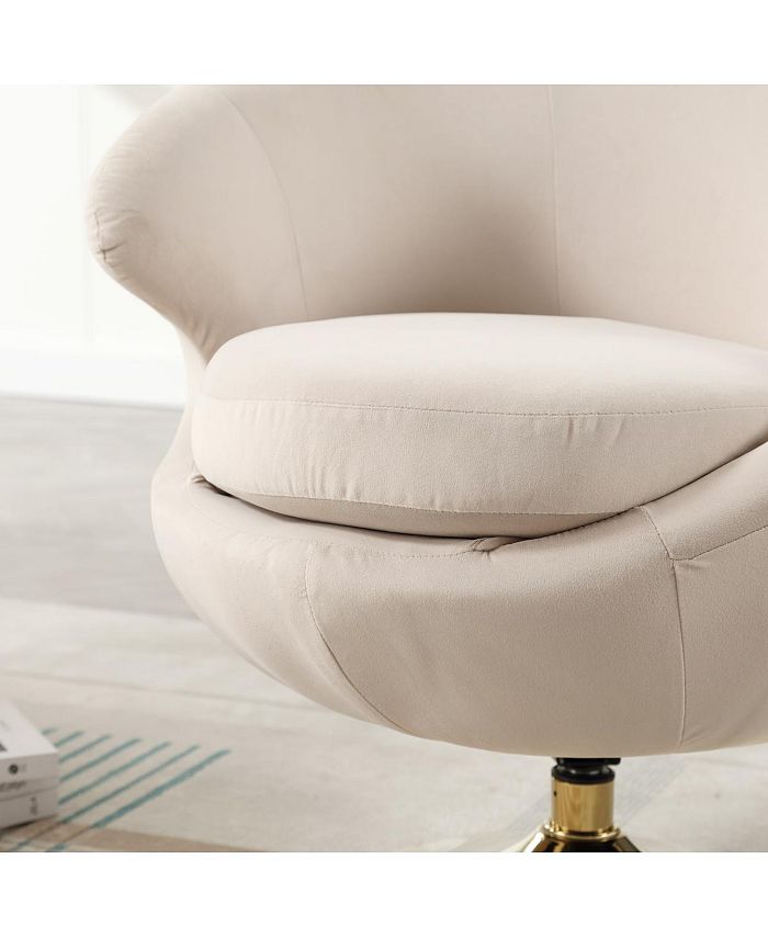 Simplie Fun 360 Degree Swivel Cuddle Chairs, Round Armchairs for Home ...