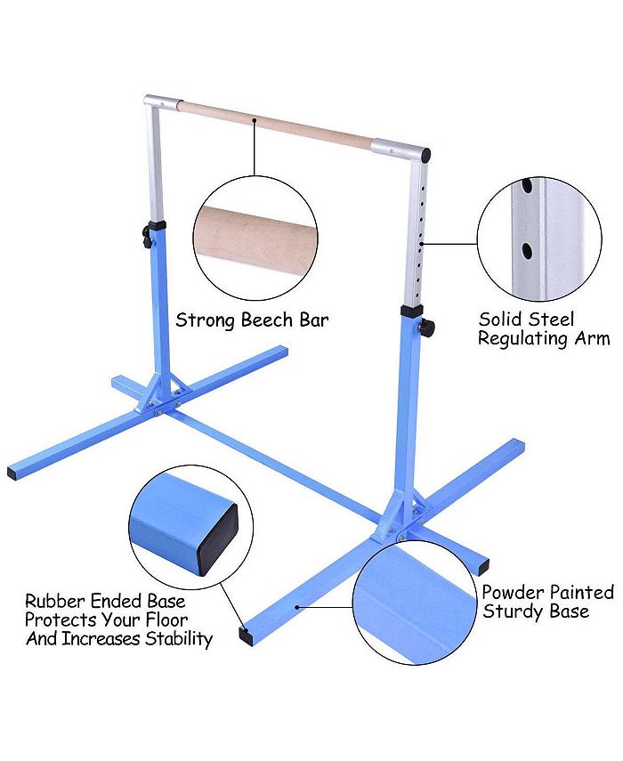 Slickblue Adjustable Gymnastics Horizontal Bar for Kids - Macy's