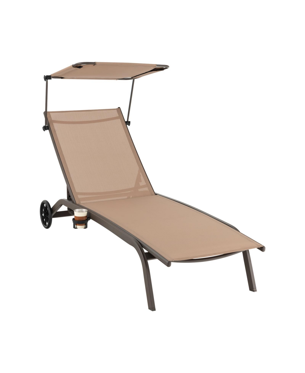 Click here for Slickblue Patio Heavy-Duty Adjustable Chaise Loung... prices
