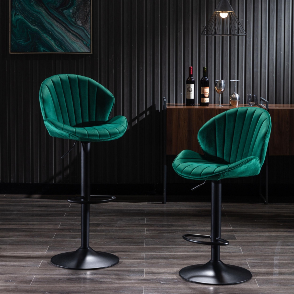 Click here for Streamdale Adjustable Counter-Height Bar Stools wi... prices