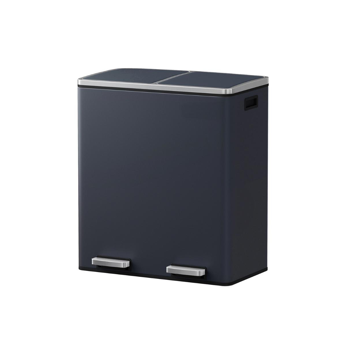 Click here for 16 Gallon Dual Compartment Step Trash Can for Kitc... prices