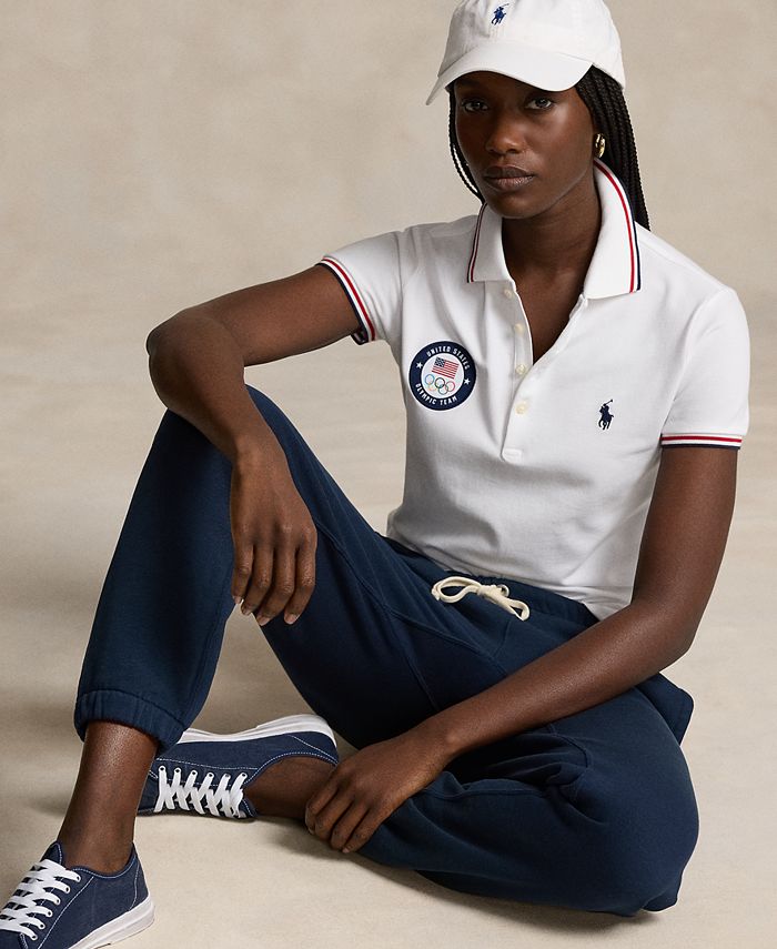 Polo Ralph Lauren Women's Team USA Mesh Polo Shirt - Macy's