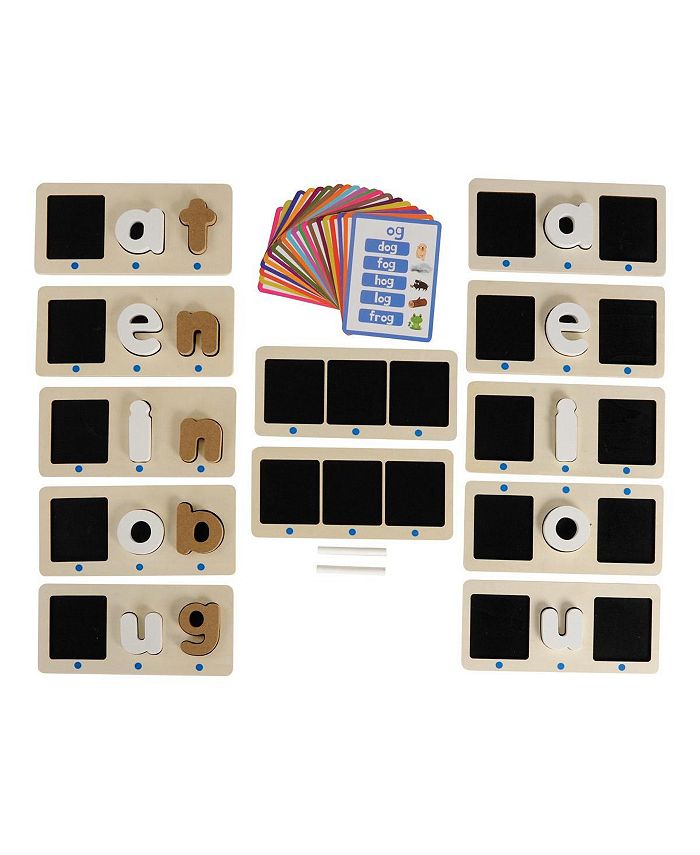 Creative Beginning Chalkboard-Based Lowercase ABC Puzzle & Word Family ...