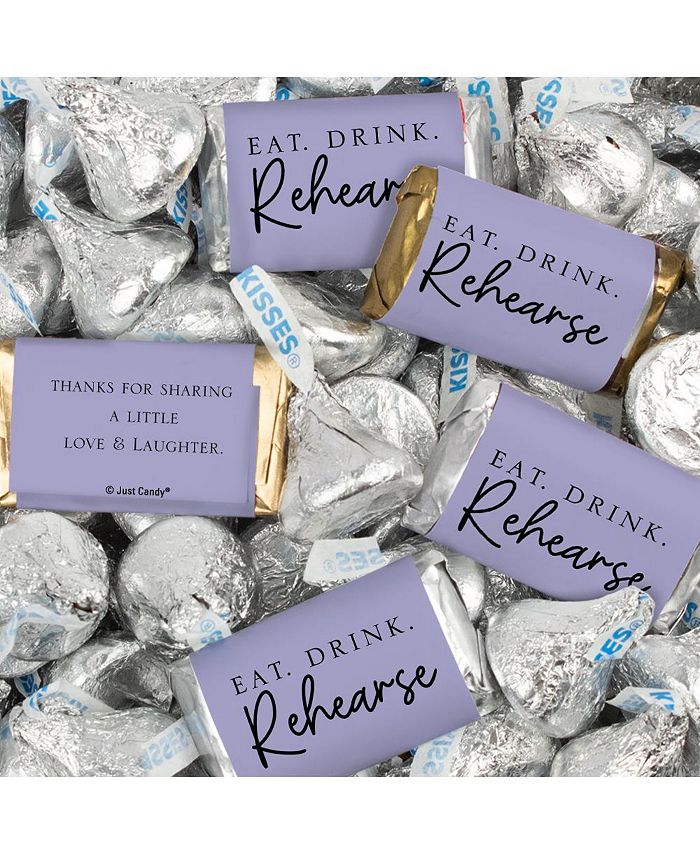 Just Candy 116 Pcs Wedding Rehearsal Dinner Candy Favors Miniatures ...
