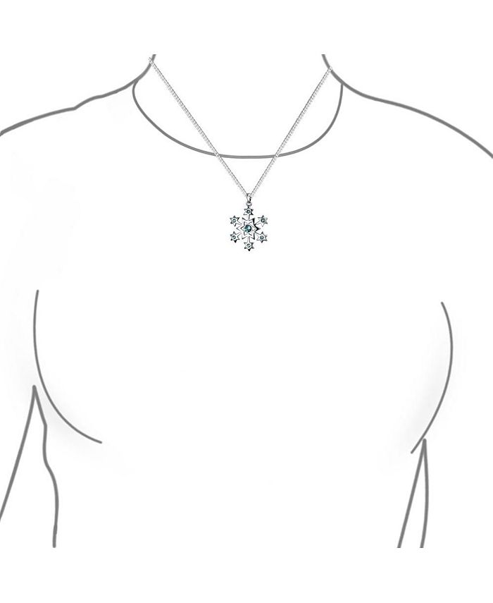 Bling Jewelry Blue Holiday Party Jewelry Set with CZ Cubic Zirconia ...