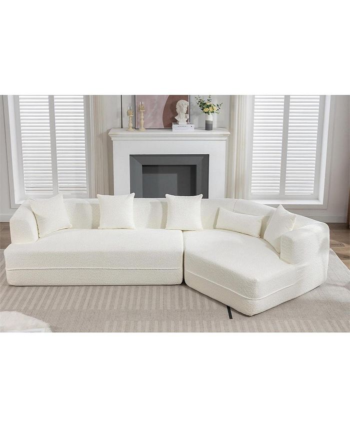 Simplie Fun Modular Creamy White Sleeper Sofa Set - Macy's