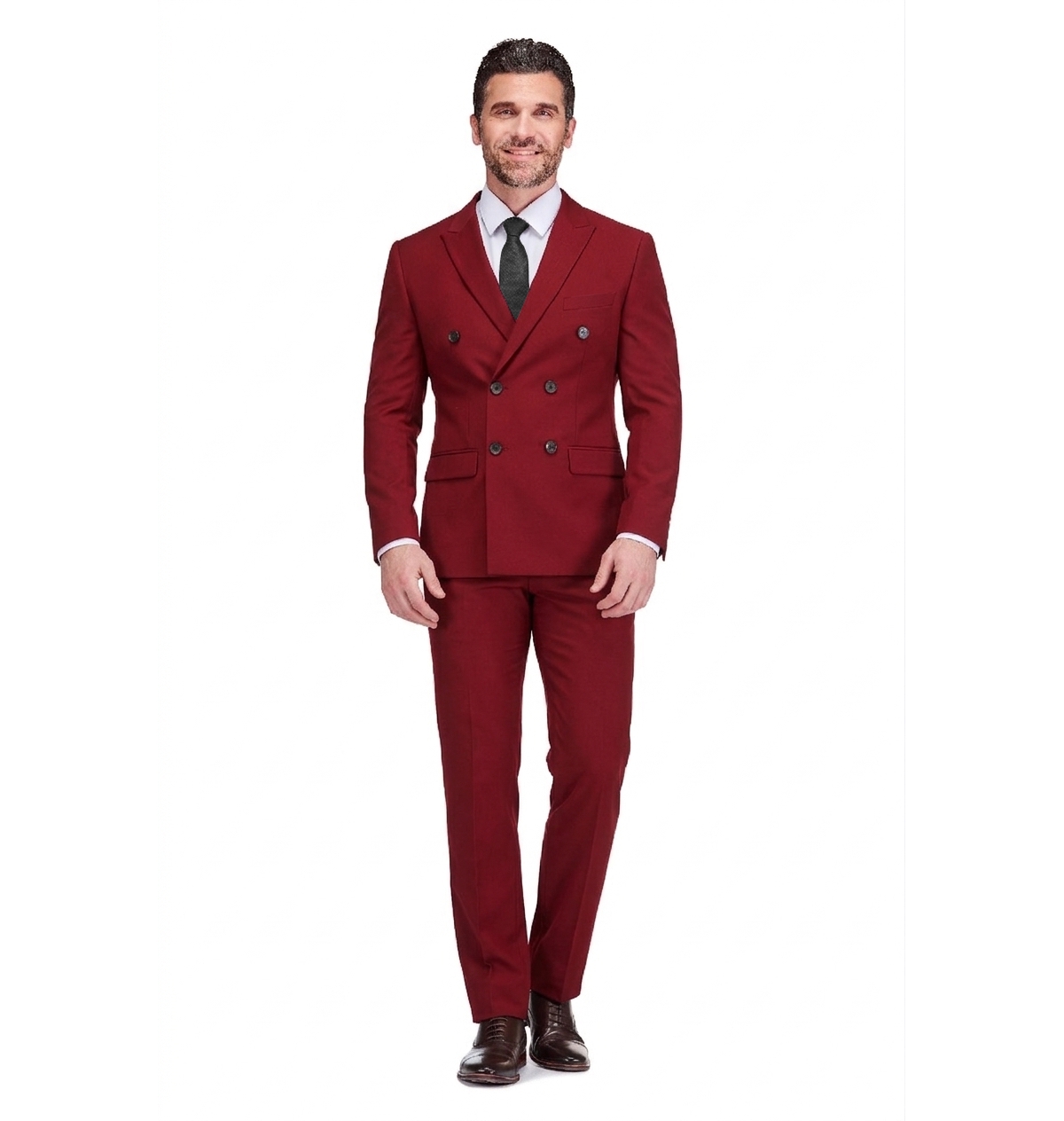 Click here for Gino Vitale Mens Slim Fit 2-Piece Double Breasted... prices