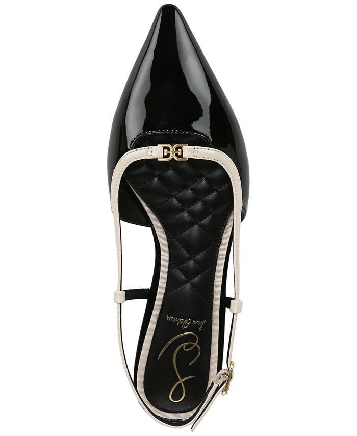 Sam Edelman Women's Cohen Pointed-Toe Slingback Flats - Macy's