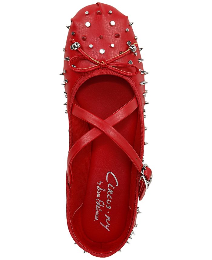 Circus NY by Sam Edelman Women's Zuri Stud Crossband Ballet Flats - Macy's