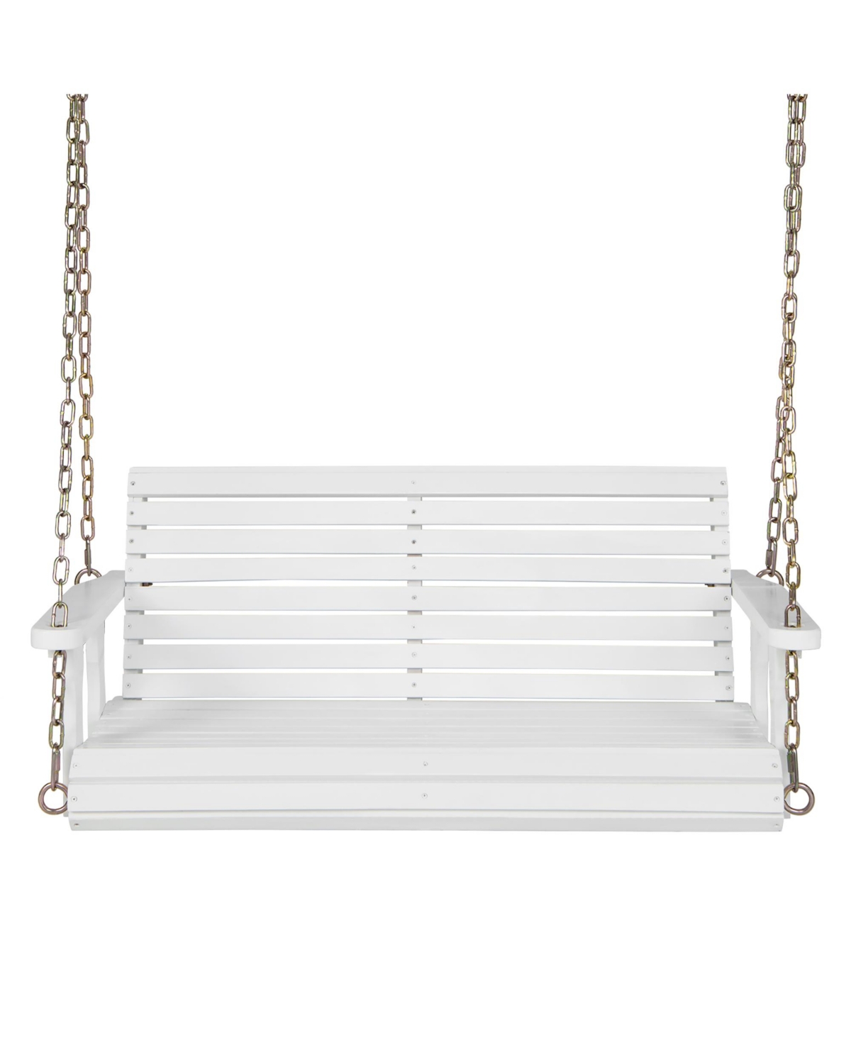 Click here for Costway Porch Swing Wood Outdoor Patio Hanging Ben... prices