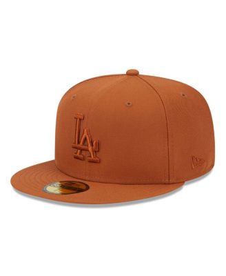 New Era Men's Brown Los Angeles Dodgers Spring Color 59FIFTY Fitted Hat ...