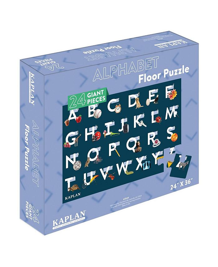 Kaplan Early Learning Alphabet Floor Puzzle - 24 Pieces - Macy's