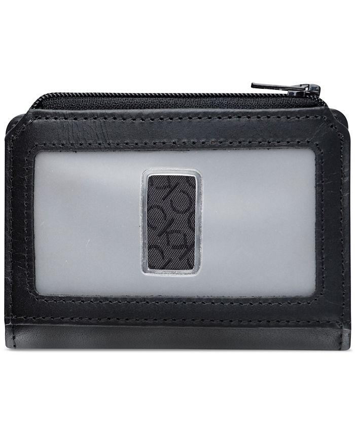 Calvin Klein Calvin Klen Men's Monogrammed CK Zip Wallet - Macy's