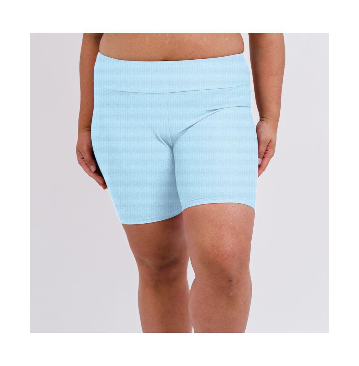 Click here for Calypsa Womens Plus Size Mid-Thigh Swim Shorts - S... prices