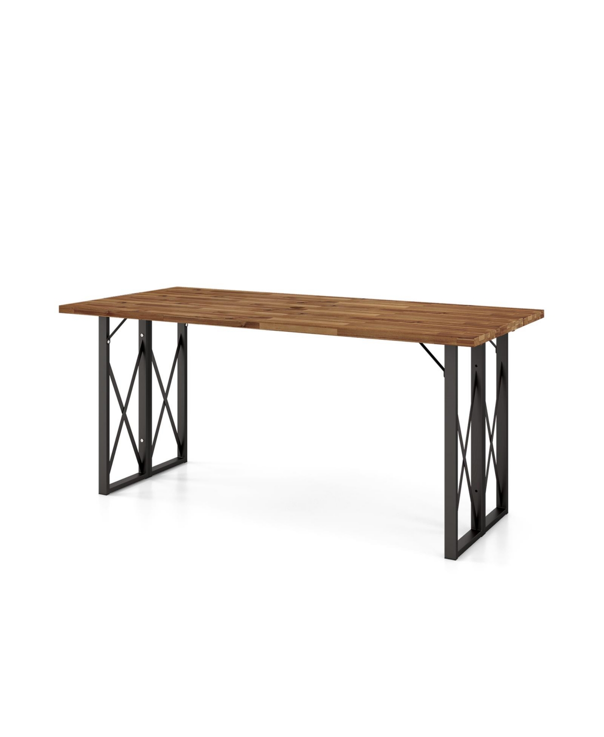 Click here for Sugift 67 Inch Patio Rectangle Acacia Wood Dining... prices