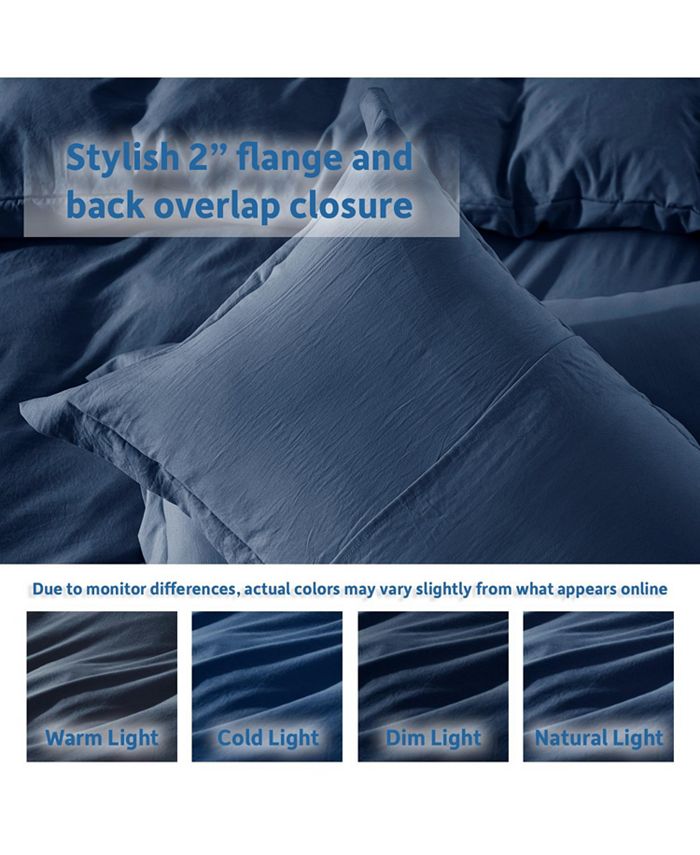 Clara Clark Super Soft Prewashed 2 Piece Duvet Cover Set - Zipper ...