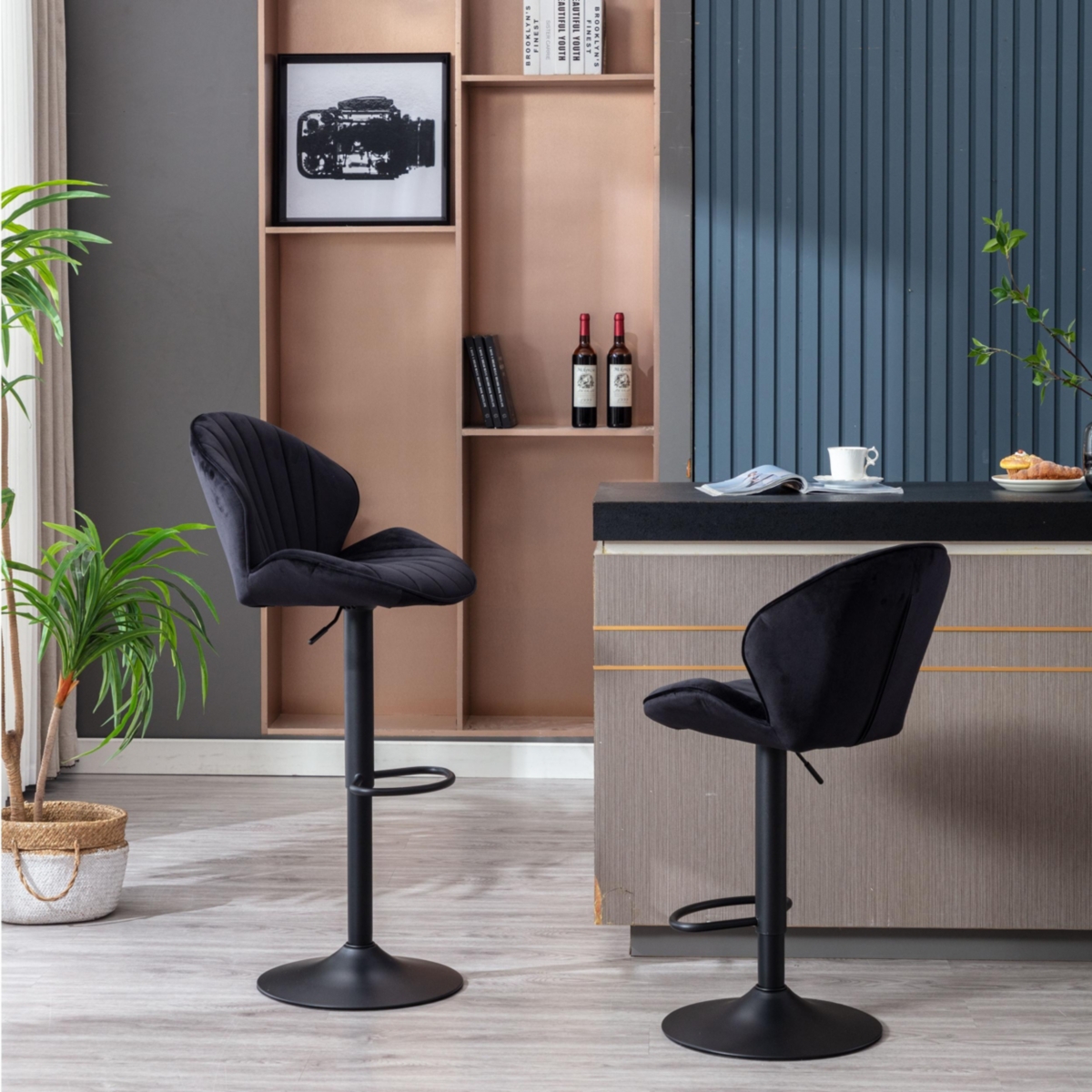 Click here for Streamdale Adjustable Counter-Height Bar Stools wi... prices