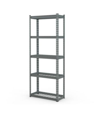 Slickblue 5-Tier Heavy Duty Wire Storage Racks with Anti-slip Foot Pad ...