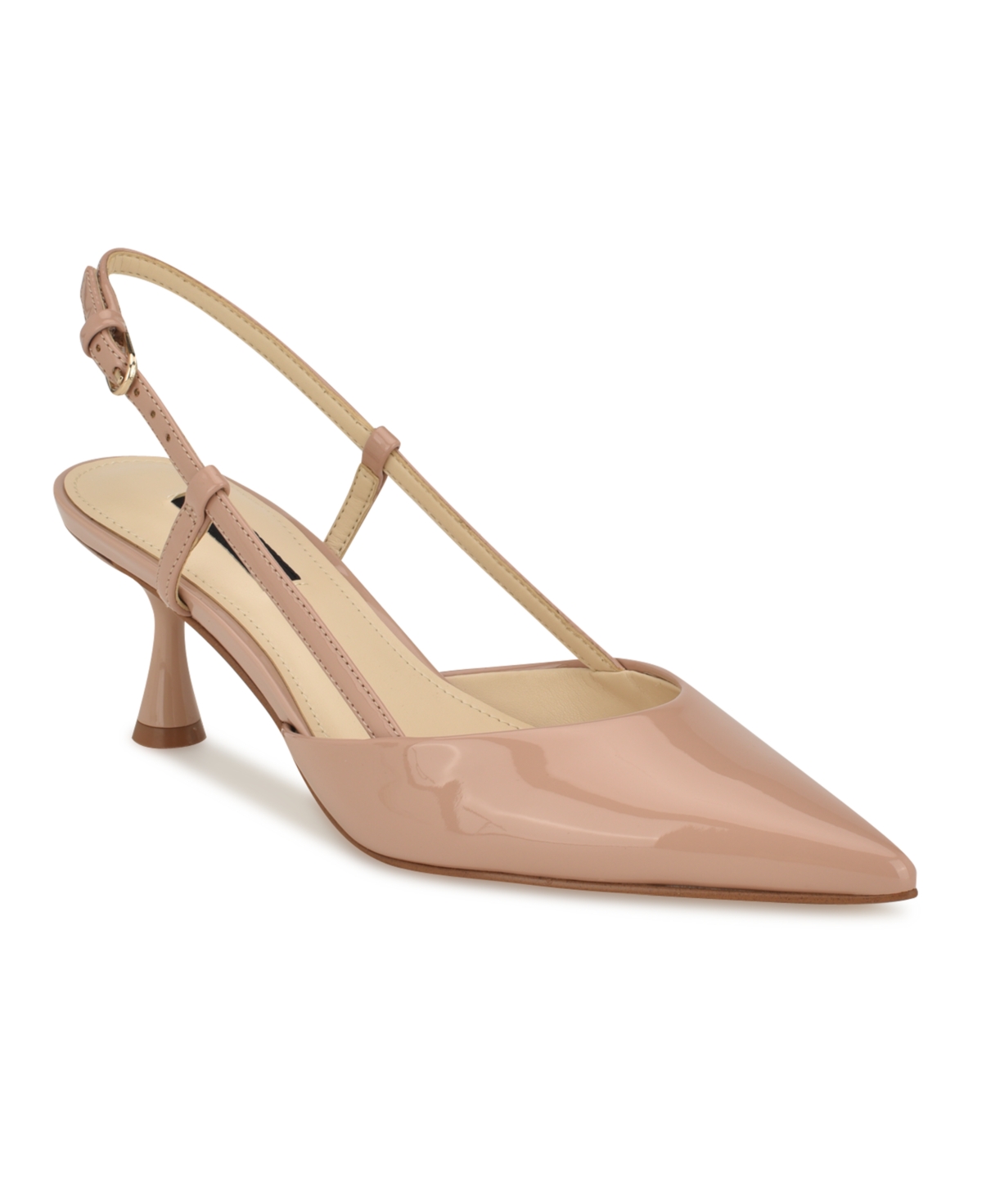 Click here for Nine West Womens Rhonda Kitten Heel Slingback Pump... prices