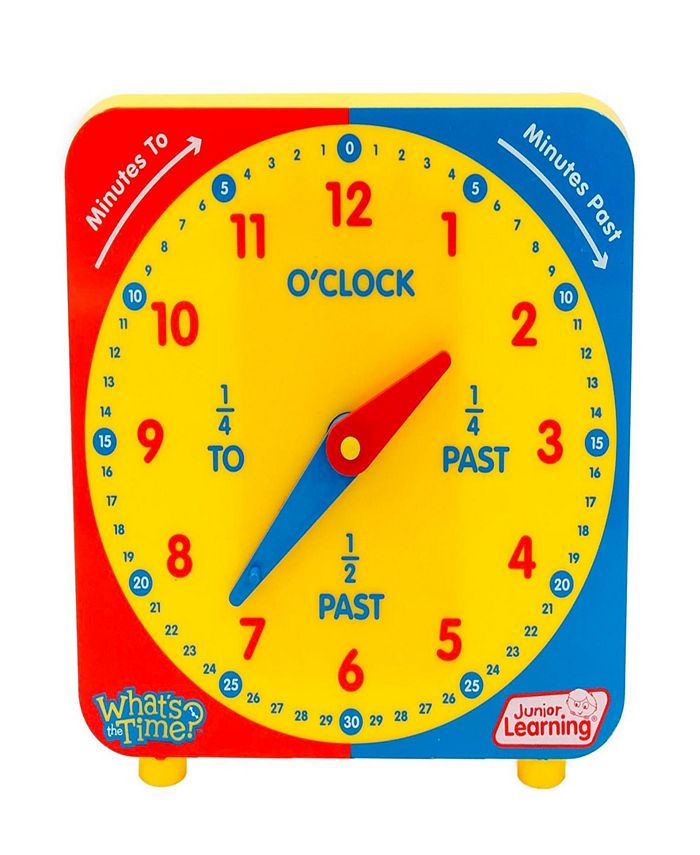 Junior Learning What's the Time Geared Learning Clock - Macy's