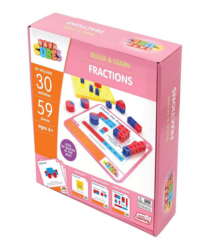 Junior Learning Mathcubes - Fractions Activity Set - Macy's