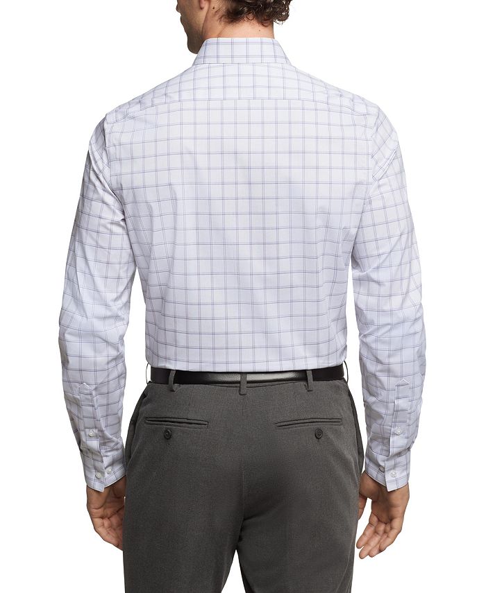Van Heusen Men's Regular Fit Ultra Flex Collar Dress Shirt - Macy's